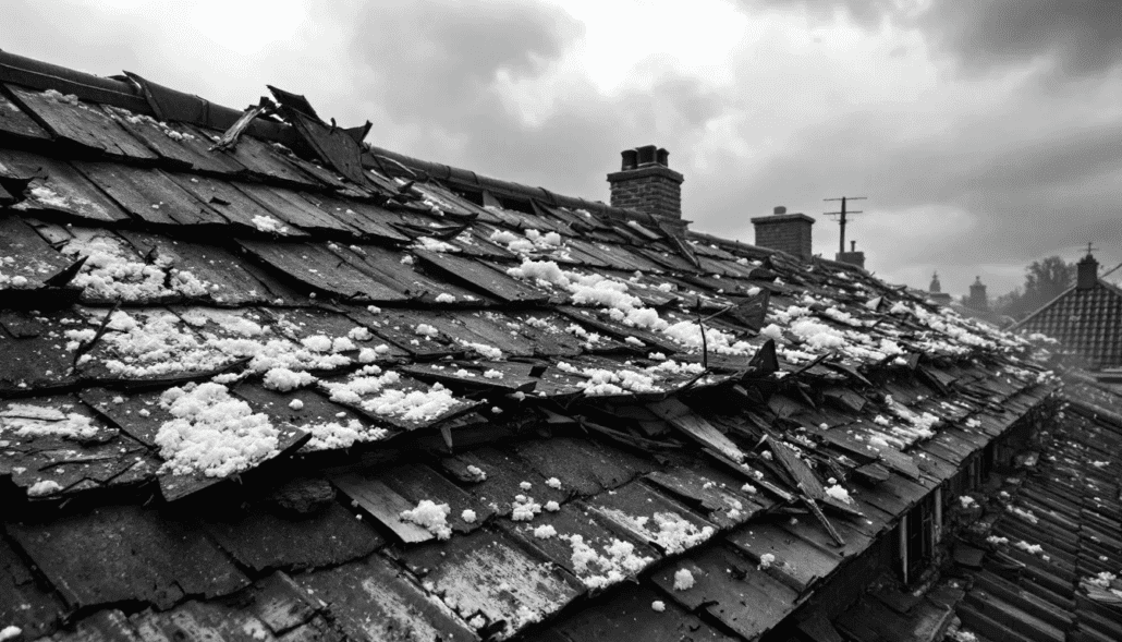 Essential Tips for Identifying Hail Roof Damage - A&M Home Services